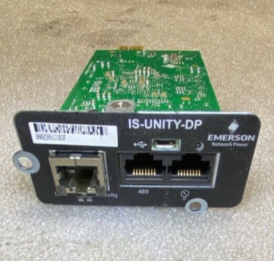 Vertiv/Emerson IS-UNITY-DP Intellislot Network Card 417831G FREE ...