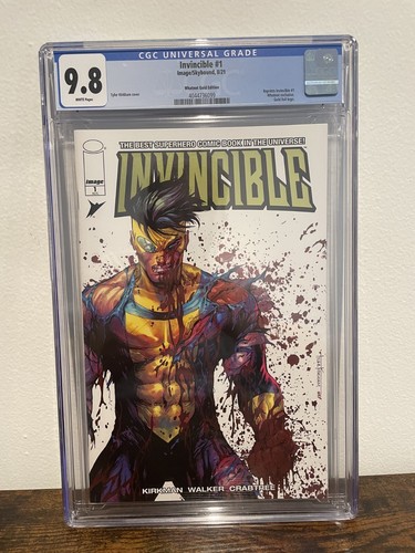 INVINCIBLE #1 CGC 9.8 Whatnot Gold Foil MARK Edition Tyler Kirkham Variant /150 | eBay