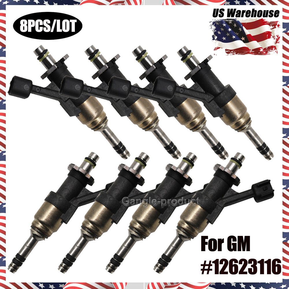 8X Fuel Injectors 12623116 For Chevrolet Silverado 1500 GMC Sierra 1500 ...