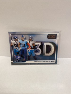 2020 Jurrell Casey Kevin Byard Logan Ryan Score 3D Insert #3D-LKA ...