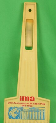 ima AC Spark Plug 20th Anniversary Ice Scraper Wind Chill Temp Chart ...