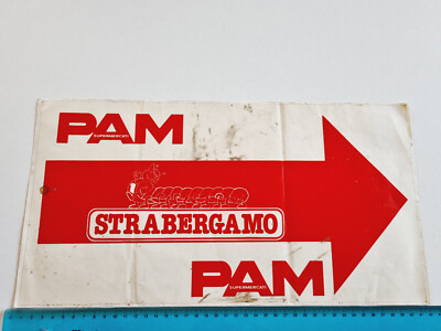 Adhésif Stra Bergamo Pam Sticker Autocollant Adhésif Vintage Années 80 ...