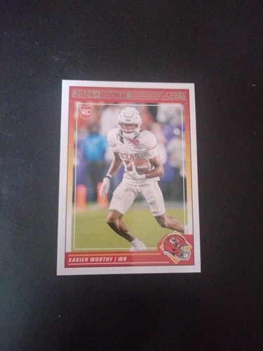 2024 SCORE XAVIER WORTHY ROOKIE KANSAS CITY CHIEFS | eBay