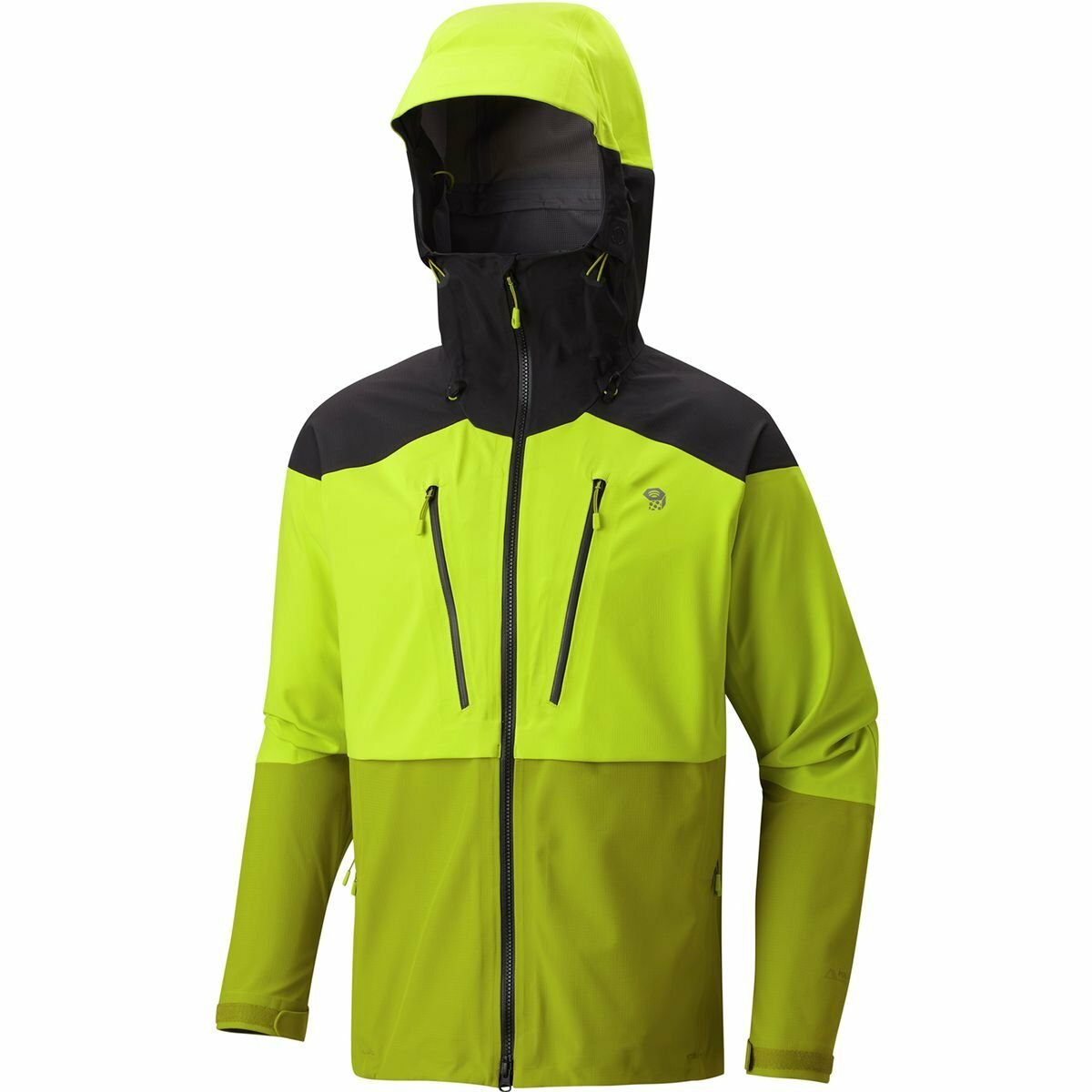 Mountain Hardwear Mens Cyclone Jacket Recco $500 Fresh Bud Python Green ...