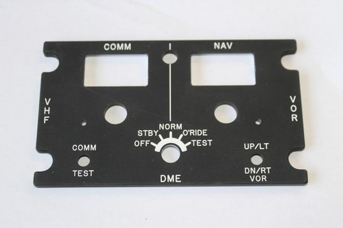 NAVCOM CONTROL PANEL FACE PLATE ( B-707, B-727 , DC-8 ) SIMULATOR | eBay