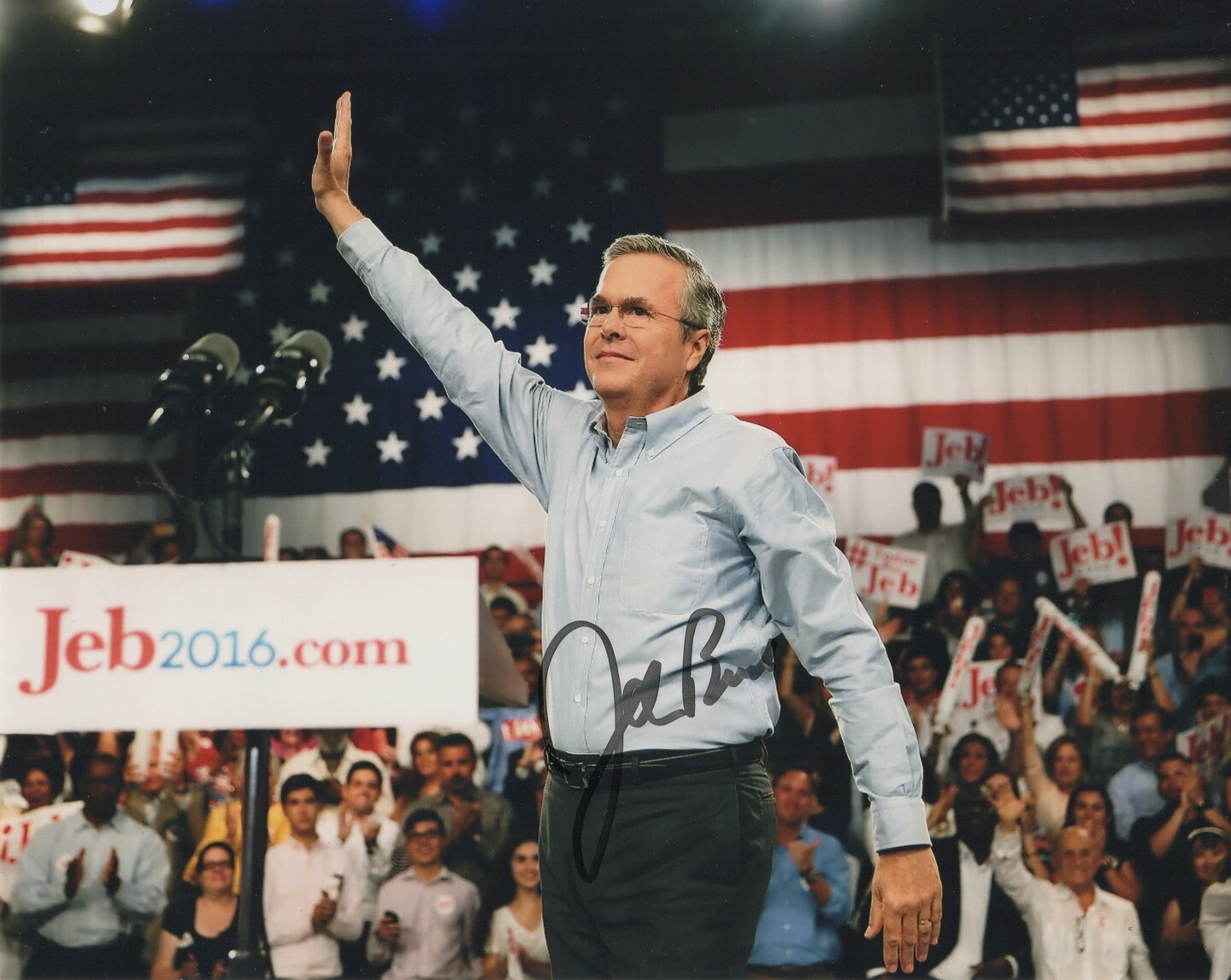 Jeb Bush Signed 8x10 Photo Florida Governor 1 COA | eBay