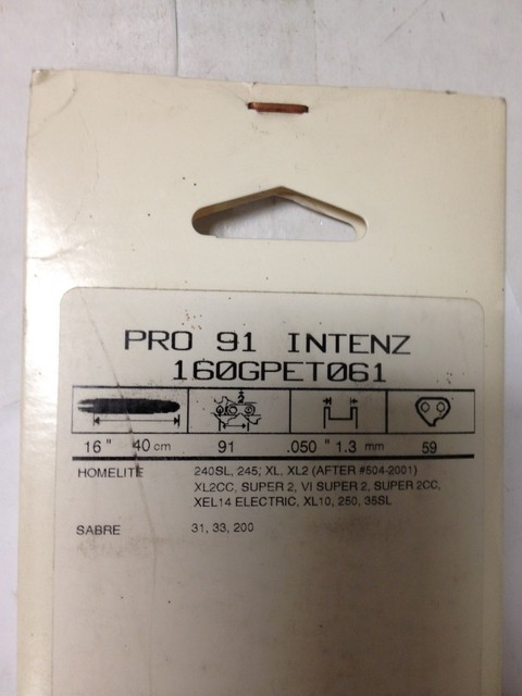 Oregon 160GPET061 Intenz Pro 91 Low Profile Chainsaw Bar Homelite Sabre ...