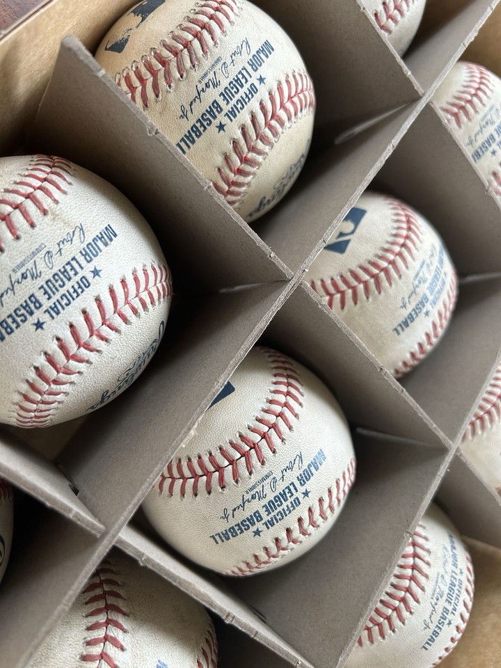 Rawlings Official MLB - (1) Dozen- GAME PREPPED (rubbed) Pls Read ...