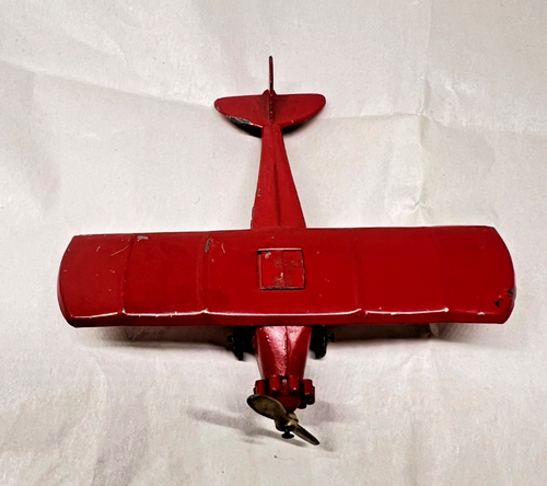 Vintage 1930s Tootsietoy UX 214 Aero Dawn Red Toy Plane Metal Wheels | eBay
