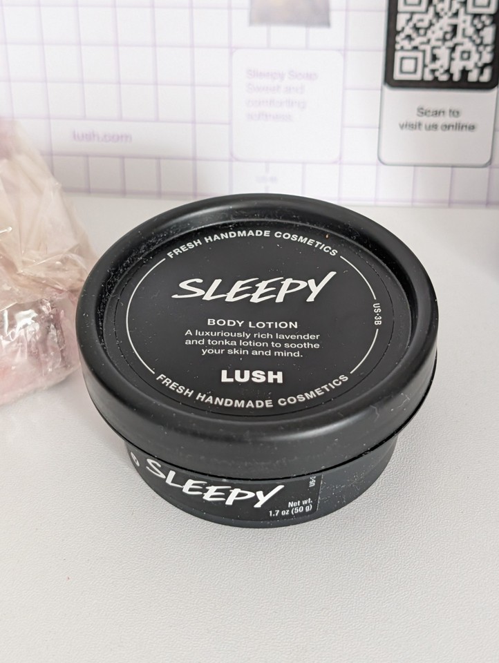 Lush Sleepy Bodycare Discovery Kit Shower Gel Soap Body Lotion Travel ...
