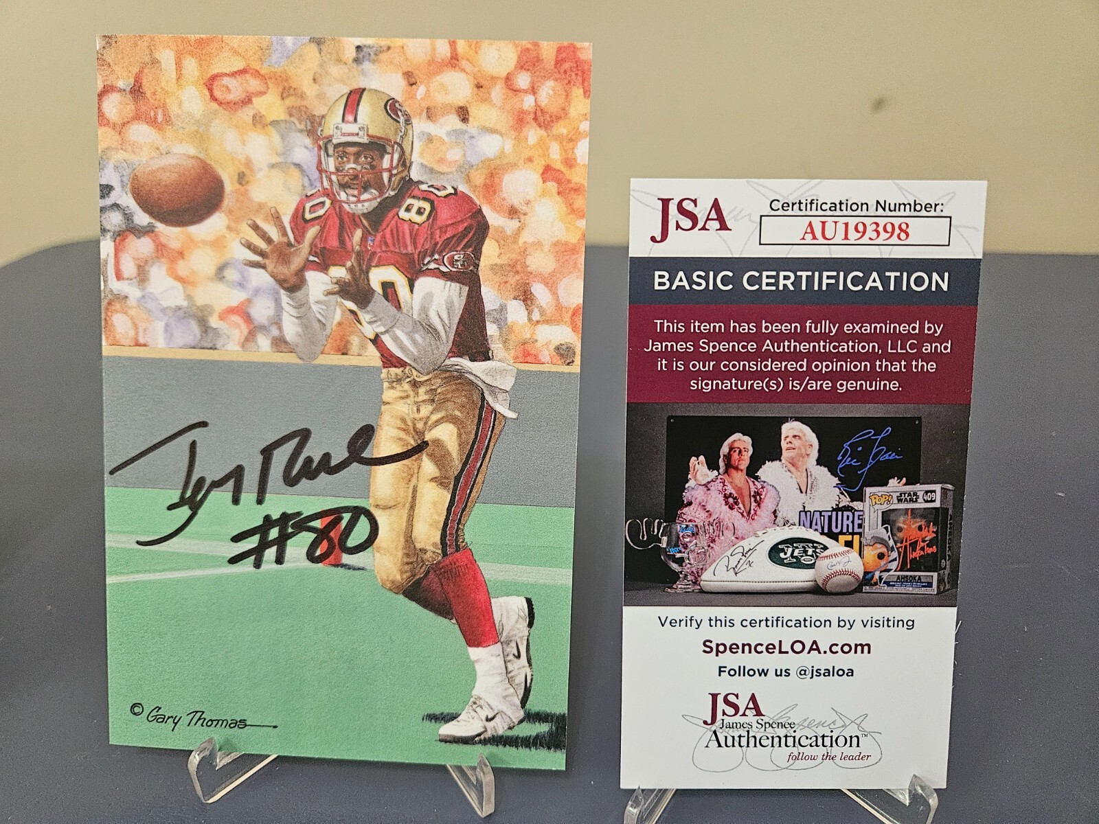 Jerry Rice Autographed Memorabilia | Signed Photo, Jersey, Collectibles ...
