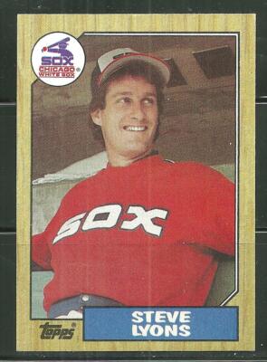 1987 TOPPS BASEBALL STEVE LYONS #511 | eBay