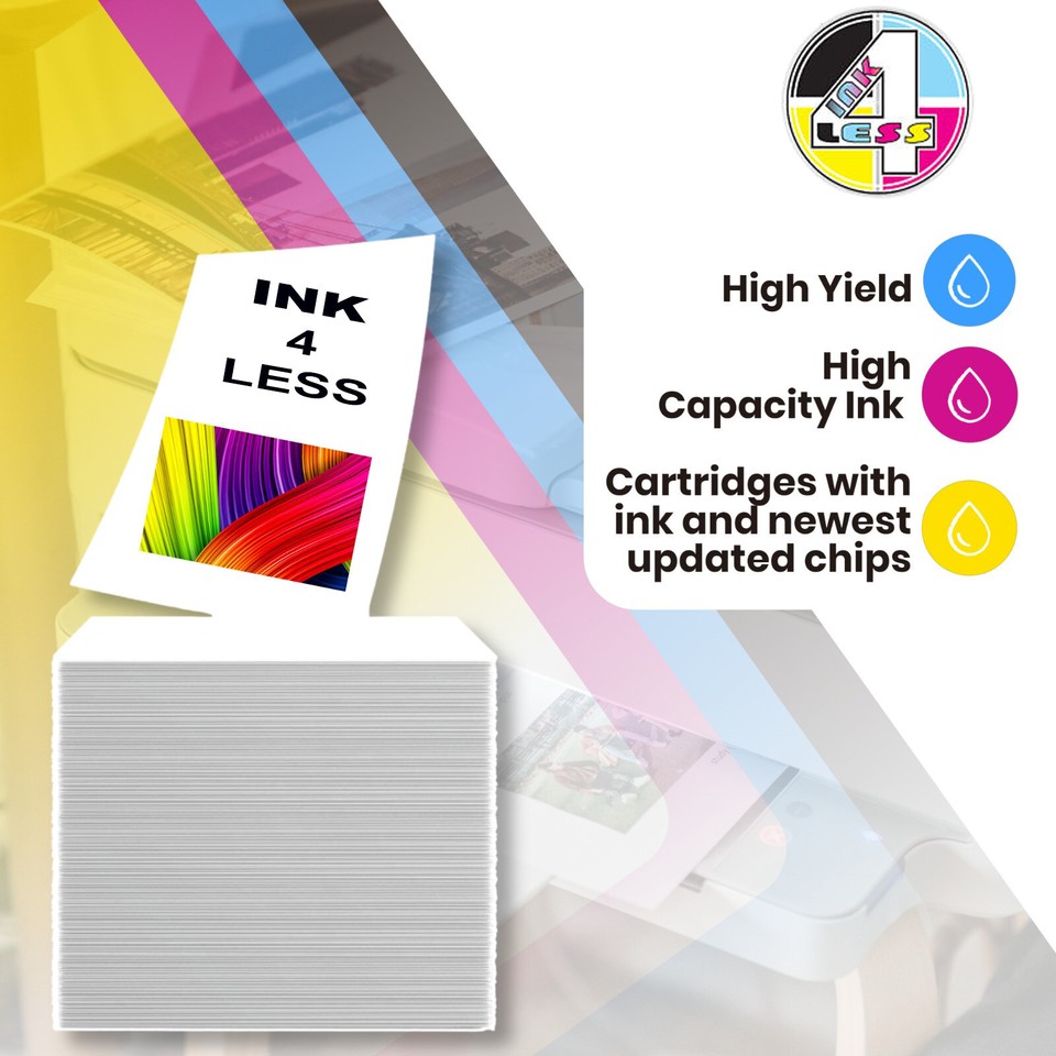 1 Set Compatible Ink Cartridges for Epson XP-225 XP-322 XP-415 XP-422 ...