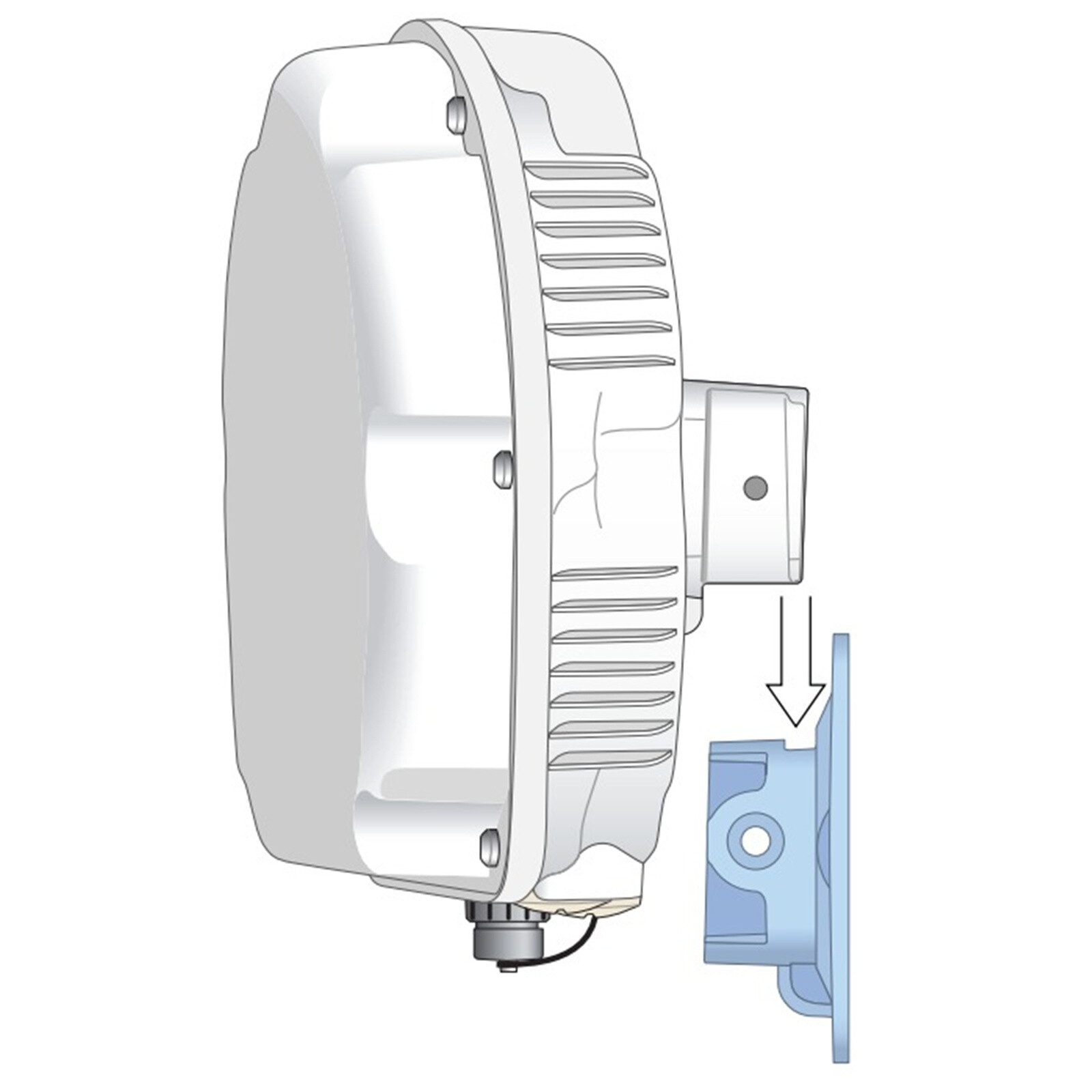 HPE AP-270-MNT-H2 AP-270 Series Access Flush Wall or Ceiling Mount ...