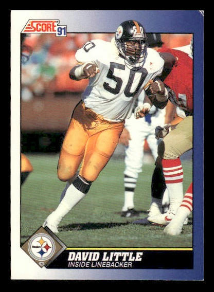 1991 Score #107 David Little Pittsburgh Steelers | eBay