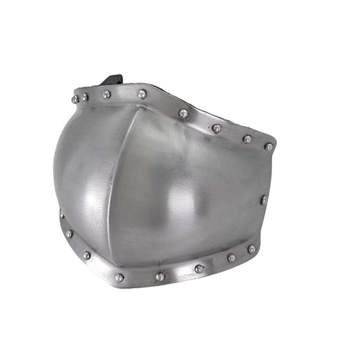 Steel Cosplay Knee Armour Set Medieval Knight Elbow Cops Silver Polish ...