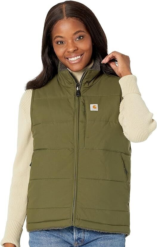 Carhartt Womens Medium Montana Reversible Relaxed Fit Insulated Vest ...