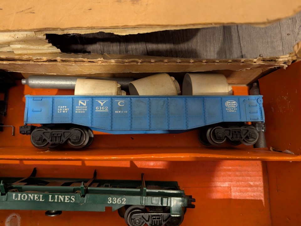 Rare Lionel Train No. 1641 Steam Freight Engine Set w/ Original Box (No ...