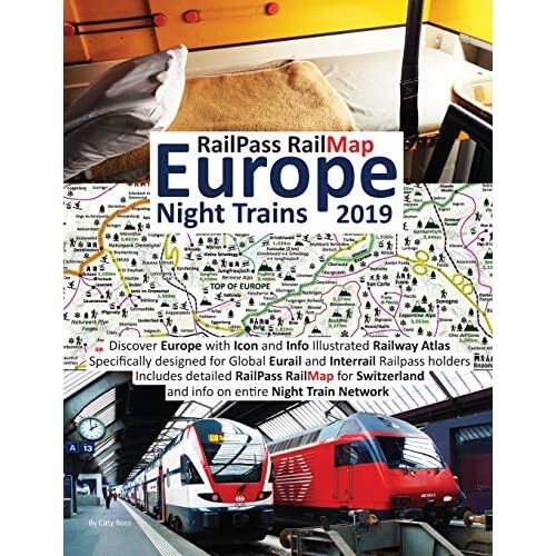 RailPass RailMap Europe - Night Trains 2019: Discover - Paperback NEW Ross, Ca | eBay