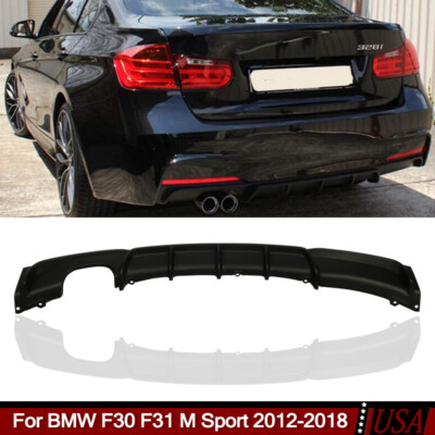 Rear Diffuser For BMW F30 F31 320i 325i 328i 335i M Sport 2012-2018 ...