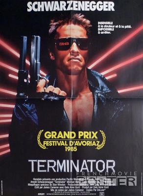 TERMINATOR - SCHWARZENEGGER / CAMERON / ROBOT - ORIGINAL FRENCH MOVIE ...