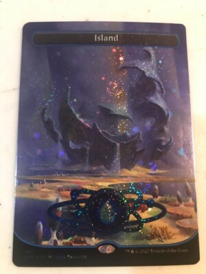 Magic the Gathering Island (236) (Borderless) (Galaxy Foil) Unfinity ...