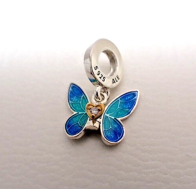 Authentic Pandora #763082C01 Pandora Club 2024 Butterfly Dangle Charm ...