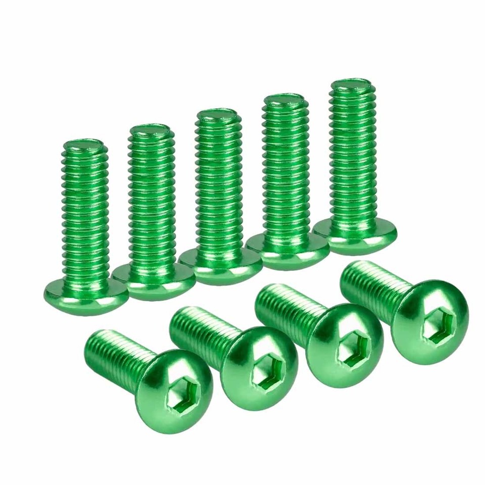 10PCS Aluminum Alloy M3 M4 M5 Colourful Anodizing Hex Socket Button ...