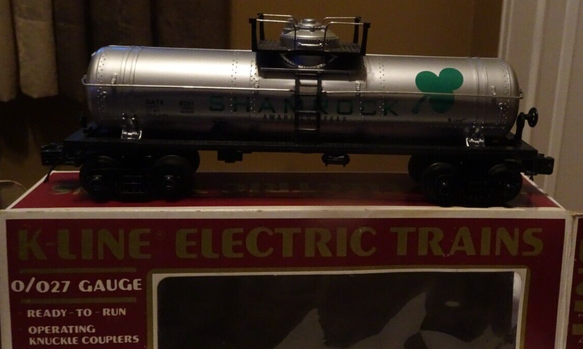 K-LINE K-6331 O GAUGE SHAMROCK OIL CLASSIC SINGLE DOME TANK CAR NEW | eBay