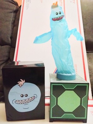 Rick and Morty Mr. Meeseeks dancing inflatable Rickmobile exclusive ...