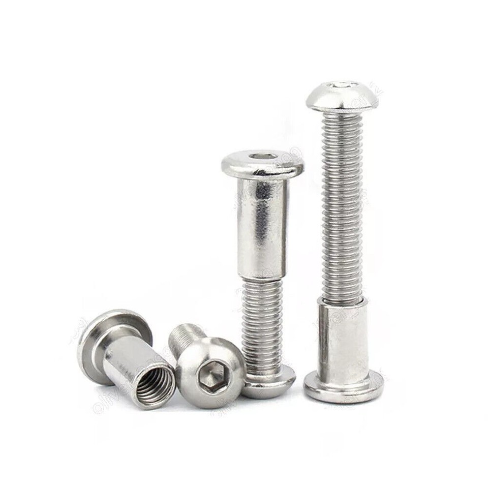 304 Stainless Steel Hex Socket Bolts Button Head Screw With Hex Socket ...