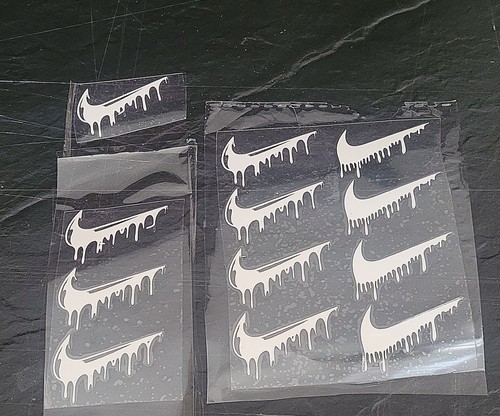 Swoosh patches Iron-on swoosh patch white swoosh 1.5" 12 pieces | eBay