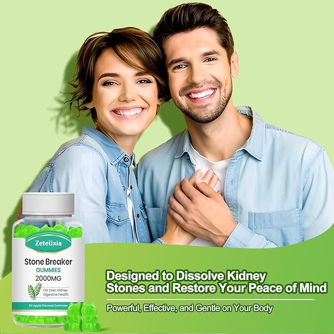 Chanca Piedra Stone Breaker Gummies, Organic Herbal Supplement for ...