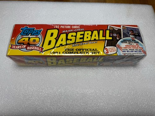 Topps 40 Years of Baseball Official 1991 Complete Set UNOPENED /SEALED ...