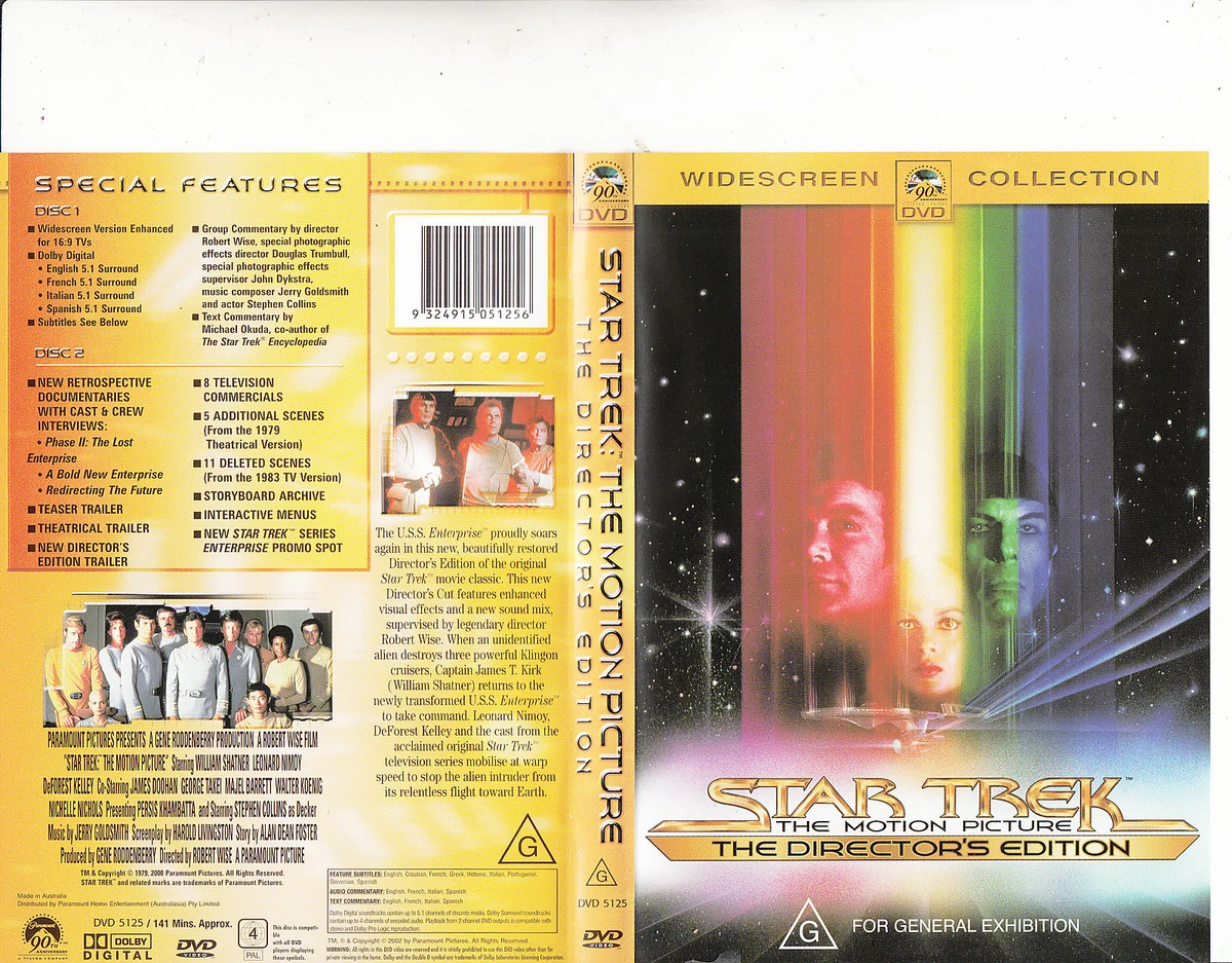 Star Trek The Motion Picture Dvd Cover