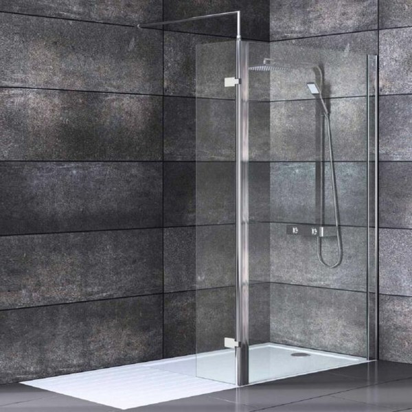 1850 X 300 Mm Rotating Flipper Return Shower Panel for Existing 8mm ...