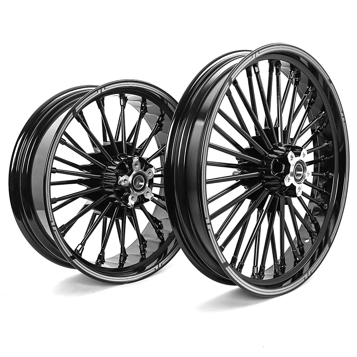 Set Trims Wheels 19/21 TECHNO Silver For KTM 450 Sxf 4T 1999-2023 | eBay