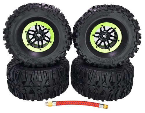 NHX RC P3 2.2" Air Wide Tall Crawler Tires Beadlock Wheel TRX-4 SCX10 ...