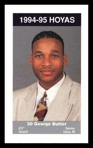 George Butler #8 1994-95 Georgetown Hoyas Police Georgetown Hoyas | eBay