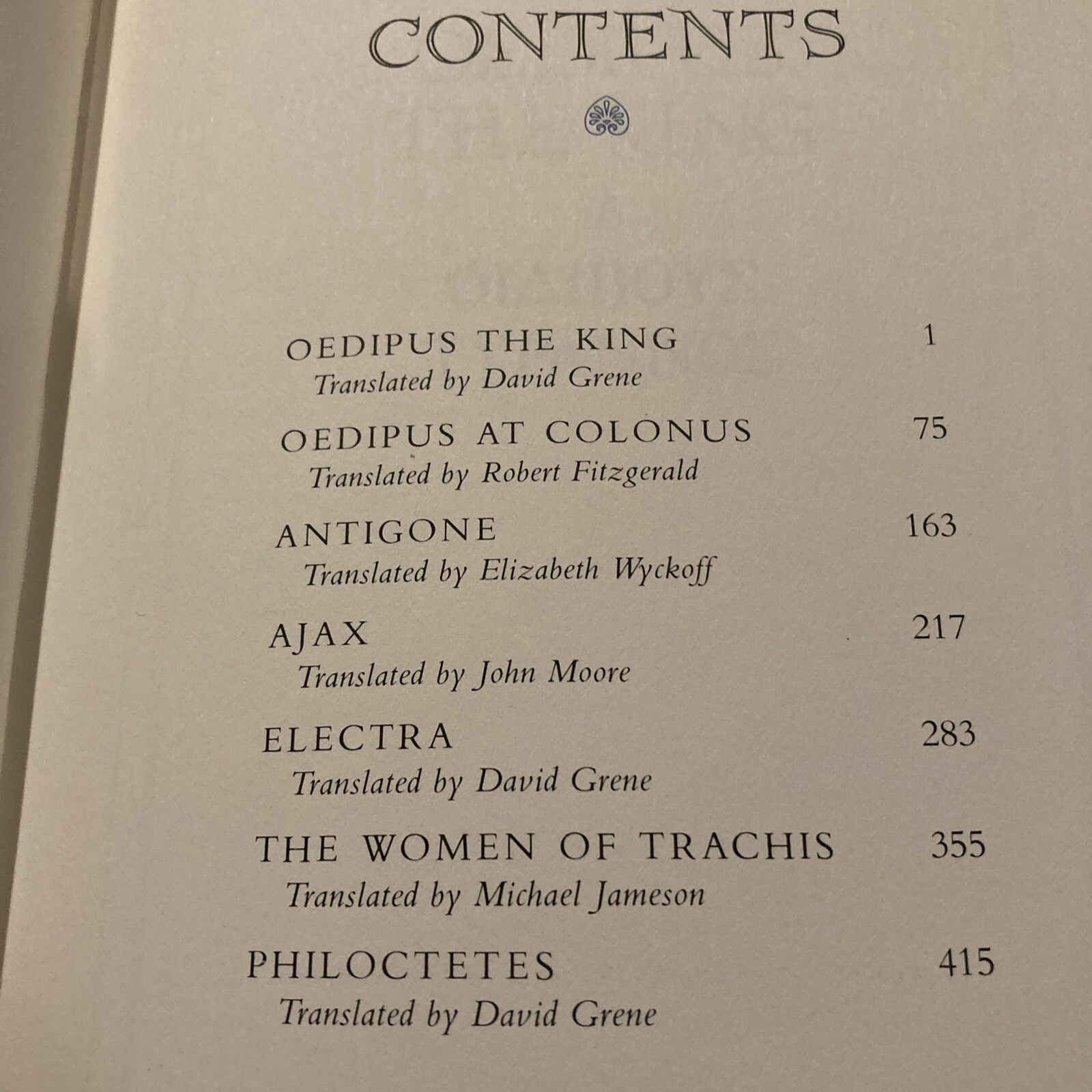 Franklin Library: SOPHOCLES: GREEK DRAMAS: OEDIPUS: ANTIGONE: AJAX ...