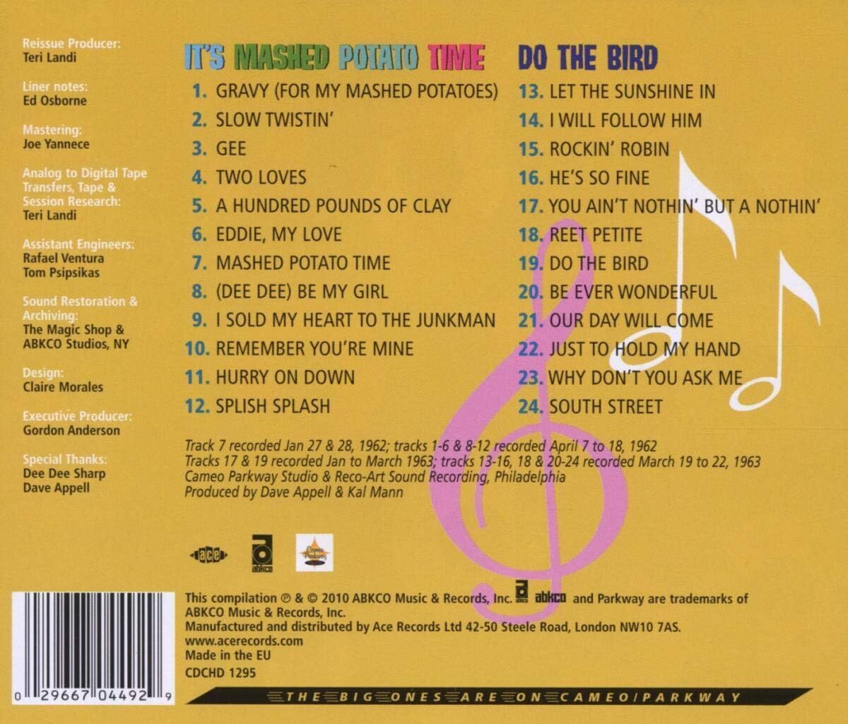 Dee Dee Sharp It's Mashed Potato Time/Do the Bird (CD) Album (US IMPORT ...
