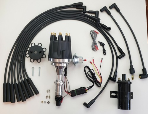 small cap PONTIAC 350 389 400 455 PRO SERIES HEI Distributor + Black ...