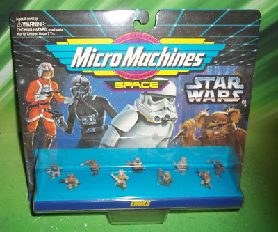 STAR WARS GALOOB MICRO MACHINES SPACE TRILOGY EWOKS MINI FIGURES 9-PACK ...