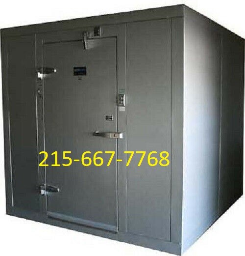 Amerikooler 4.5' x 6' x 7'7" Indoor Walk-In Cooler with Floor and ...