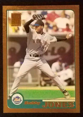 2001 Topps #627 Bobby Jones Gold /2001 New York Mets NM-MINT++ | eBay
