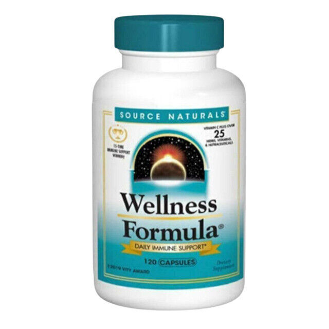 Wellness Formula Capsules Source Naturals Inc. 120 Caps for sale online ...