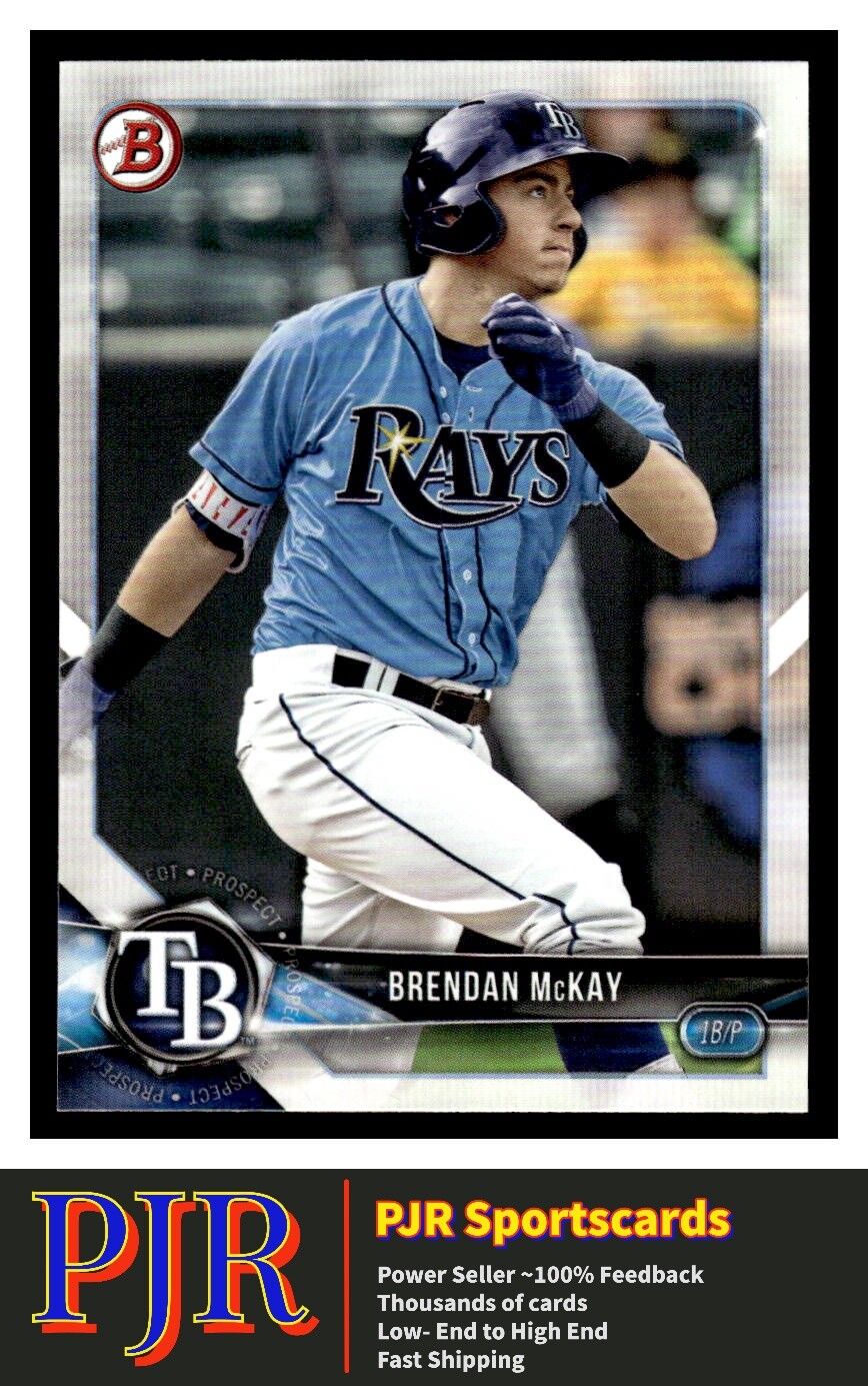 2018 Bowman #BP68 Brendan McKay Tampa Bay Rays BUY 4 - 35% OFF | eBay