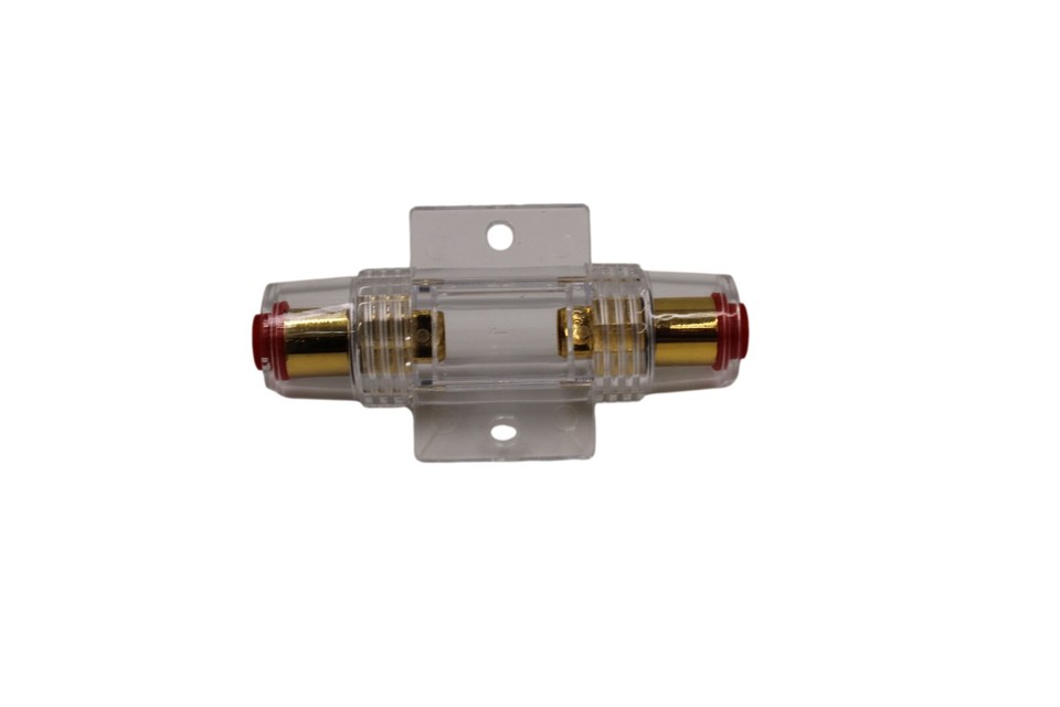 IMC Audio In-Line 4/8 Gauge AGU Fuse Holder w/ (5) 60 Amp Fuse for Car ...