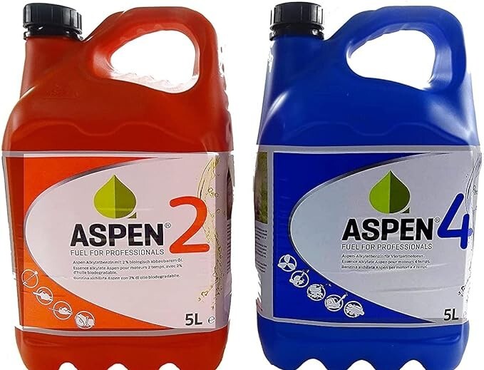 Aspen Alkylate Petrol Special Fuel 5L 2-Stroke + 5L 4-Stroke Economy Set 10 Litr | eBay