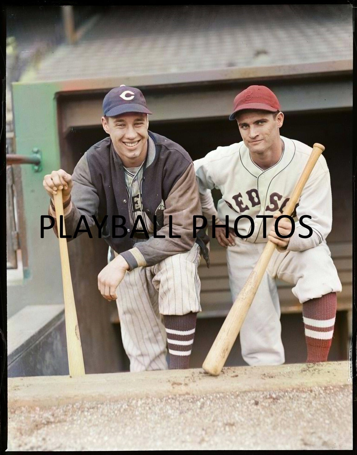 Bob Feller & Bobby Doerr Colorized 8x10 Print-FREE SHIPPING | eBay